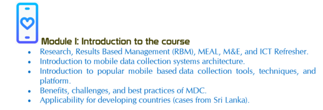 KoBo Toolbox and KoBo Collect Mobile Data Collection (MDC) Training